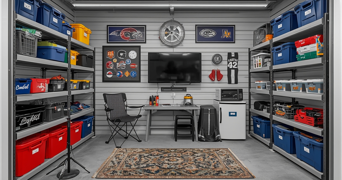 Man Cave in a Unit”: Fun, Legal Ways to Personalize Your Storage Space ...